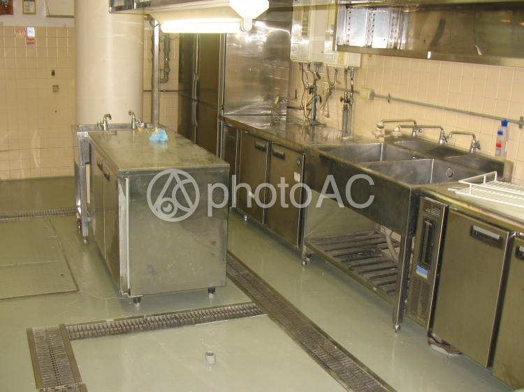 内装工事中の飲食店 厨房 - No: 2297813｜写真素材なら「写真AC」無料（フリー）ダウンロードOK