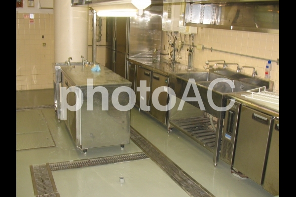 内装工事中の飲食店 厨房 - No: 2297813｜写真素材なら「写真AC」無料（フリー）ダウンロードOK